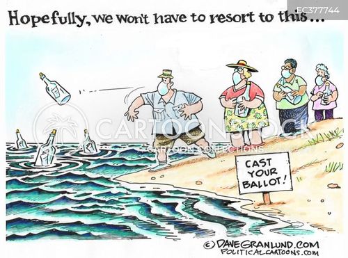 Ballot Tampering Cartoons and Comics - funny pictures from CartoonStock