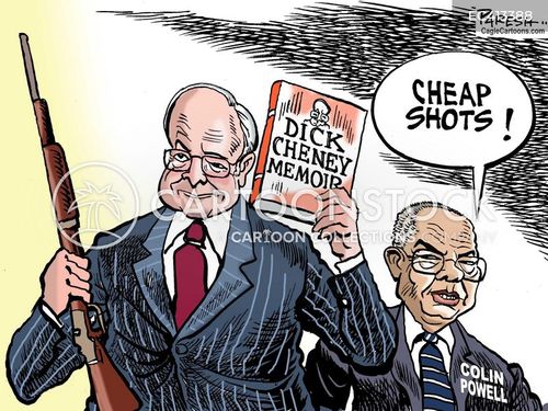 Cheney Book Cartoons and Comics - funny pictures from CartoonStock
