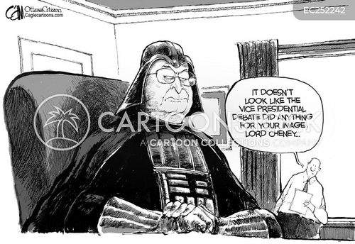 Cheney Caricature Cartoons and Comics - funny pictures from CartoonStock
