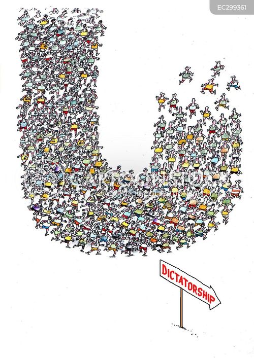 Dictatorship Cartoons and Comics - funny pictures from CartoonStock