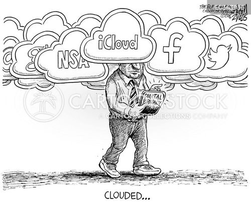 Icloud Email Cartoons and Comics - funny pictures from CartoonStock