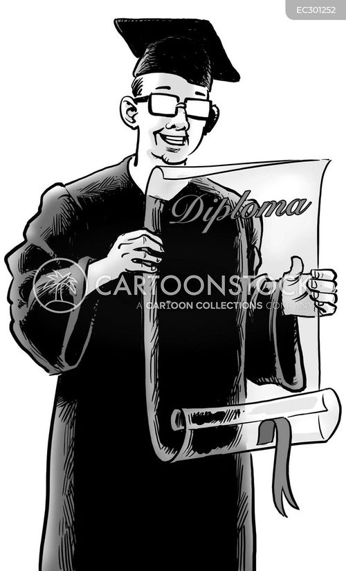 Academic Regalia Cartoons and Comics - funny pictures from CartoonStock
