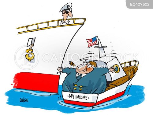 Executive Income Cartoons and Comics - funny pictures from CartoonStock