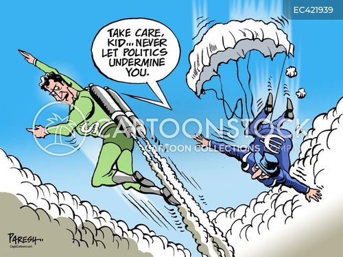 Undermining Currency Cartoons and Comics - funny pictures from CartoonStock