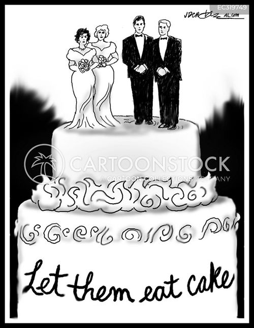 Wedding Cake Trends Cartoons and Comics - funny pictures from CartoonStock