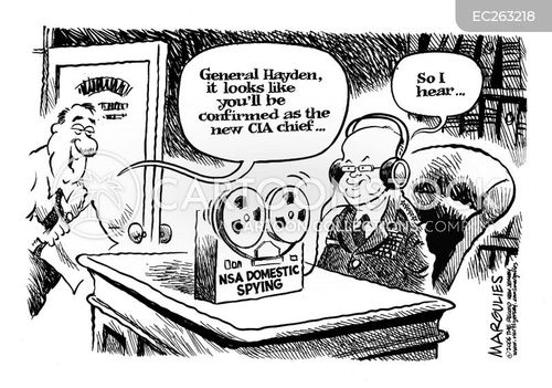 Cia Nomination Cartoons and Comics - funny pictures from CartoonStock