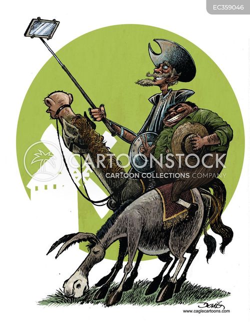 Don Quixote Cartoons and Comics - funny pictures from CartoonStock