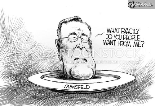 Sec Rumsfeld Cartoons and Comics - funny pictures from CartoonStock