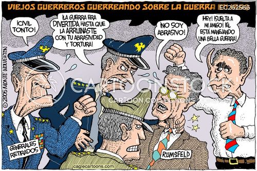 Generales Retirados Cartoons and Comics - funny pictures from CartoonStock