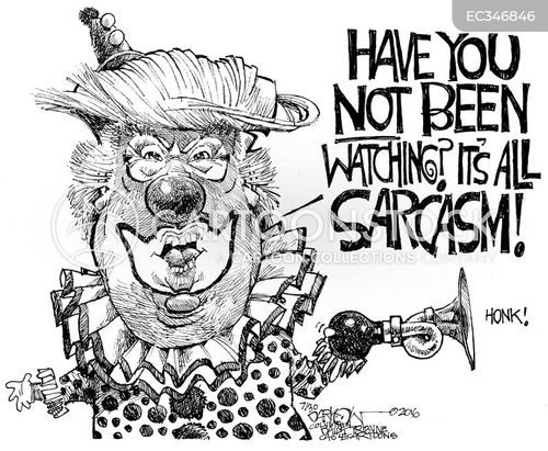 Sarcasm Cartoons and Comics - funny pictures from CartoonStock