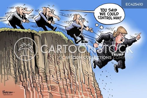 Controlling Trump Cartoons and Comics - funny pictures from CartoonStock