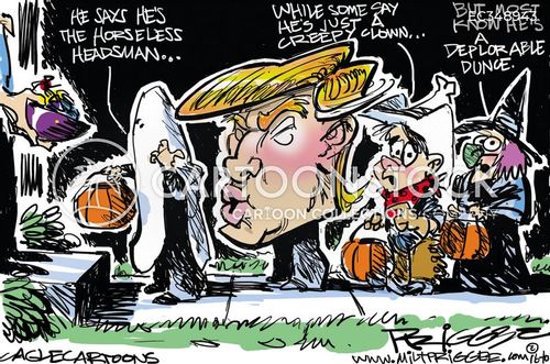 Trump Costume Cartoons and Comics - funny pictures from CartoonStock