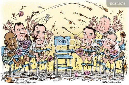 Throwing Food Cartoons and Comics - funny pictures from CartoonStock