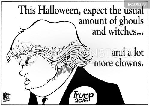 Trump Clown Cartoons and Comics - funny pictures from CartoonStock