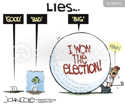 Truth Versus Lies Cartoons and Comics - funny pictures from CartoonStock