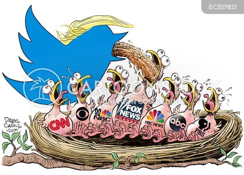 Cable Tv News Cartoons and Comics - funny pictures from CartoonStock