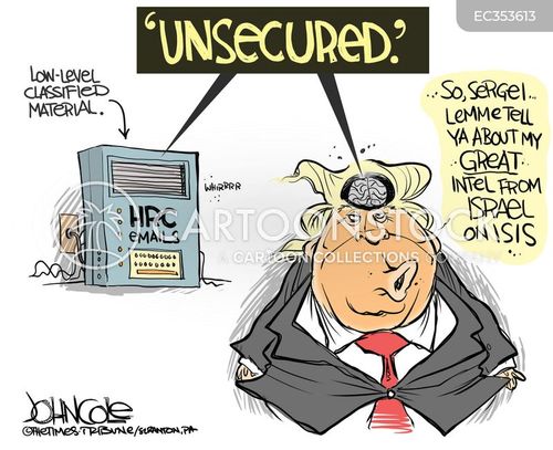 Unsecured Server Cartoons and Comics - funny pictures from CartoonStock