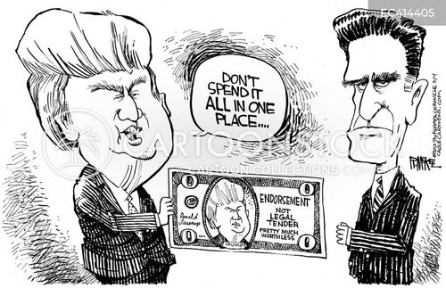 Un-endorses Cartoons and Comics - funny pictures from CartoonStock