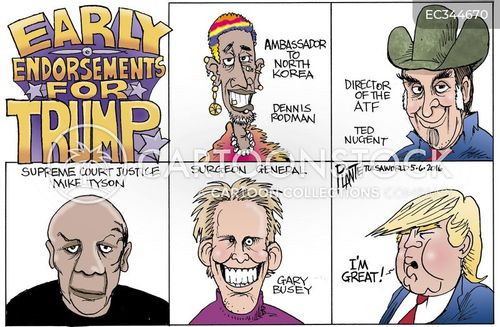 Trump Endorsed Cartoons and Comics - funny pictures from CartoonStock
