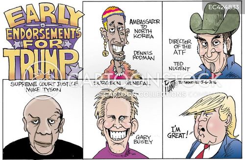 Propping Up Trump Cartoons and Comics - funny pictures from CartoonStock