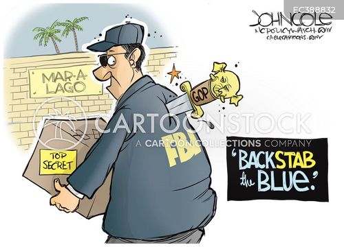 Maralago Raid Cartoons and Comics - funny pictures from CartoonStock