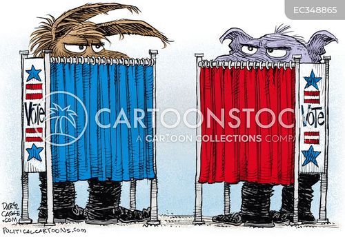 Campaign Rivalry Cartoons and Comics - funny pictures from CartoonStock