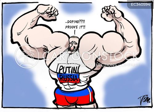 Russian Athletes Ban Cartoons and Comics - funny pictures from CartoonStock