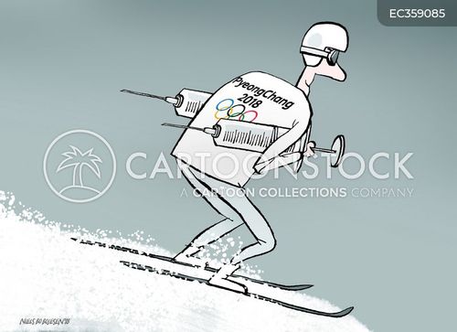 Pyeongchang Olympics Cartoons and Comics - funny pictures from CartoonStock