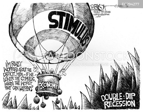 Economic Contraction Cartoons and Comics - funny pictures from CartoonStock