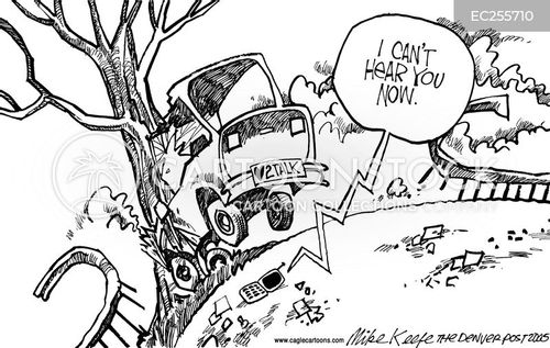 Texting While Driving Cartoons and Comics - funny pictures from ...