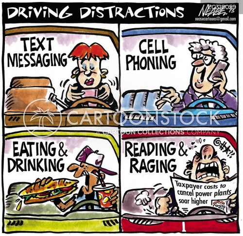 Less Distraction Cartoons and Comics - funny pictures from CartoonStock