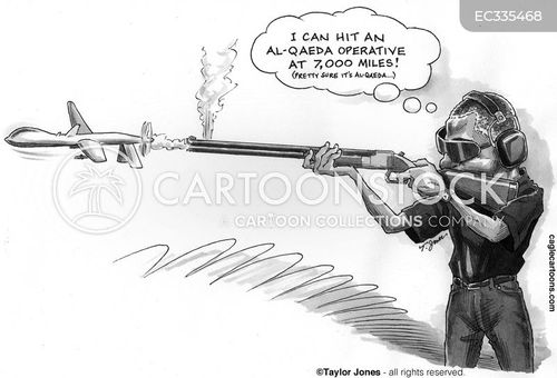 Remote Warfare Cartoons and Comics - funny pictures from CartoonStock
