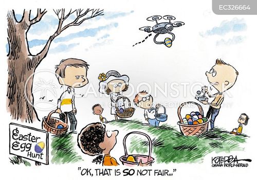 Easter Egg Hunt Cartoons and Comics - funny pictures from CartoonStock