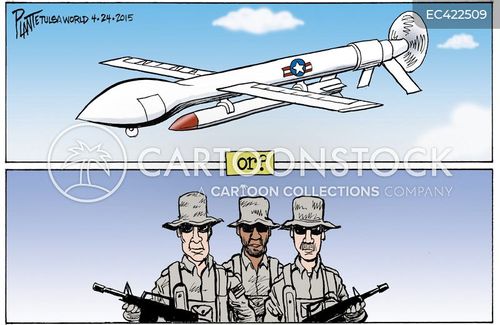 Robotic Weaponry Cartoons and Comics - funny pictures from CartoonStock
