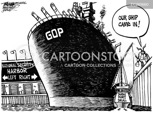 Us Port Cartoons and Comics - funny pictures from CartoonStock