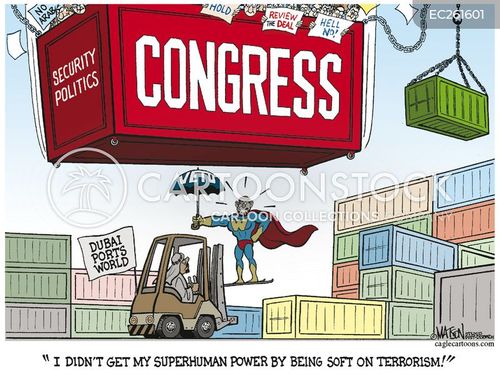 Dubai World Ports Cartoons and Comics - funny pictures from CartoonStock