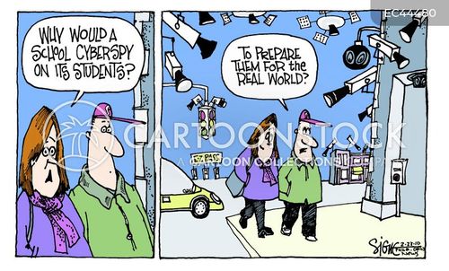 Student Privacy Cartoons and Comics - funny pictures from CartoonStock