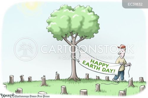 Earth Day Campaigns Cartoons and Comics - funny pictures from CartoonStock