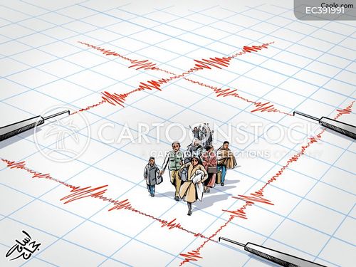 Deadly Earthquakes Cartoons and Comics - funny pictures from CartoonStock