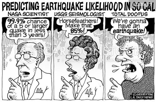 Seismic Risk Cartoons and Comics - funny pictures from CartoonStock