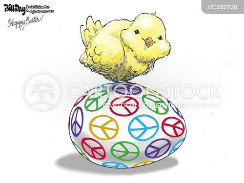 Easter Chicks Cartoons and Comics - funny pictures from CartoonStock