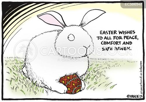 Easter Wishes Cartoons and Comics - funny pictures from CartoonStock
