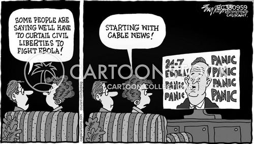 Cable Tv News Cartoons and Comics - funny pictures from CartoonStock