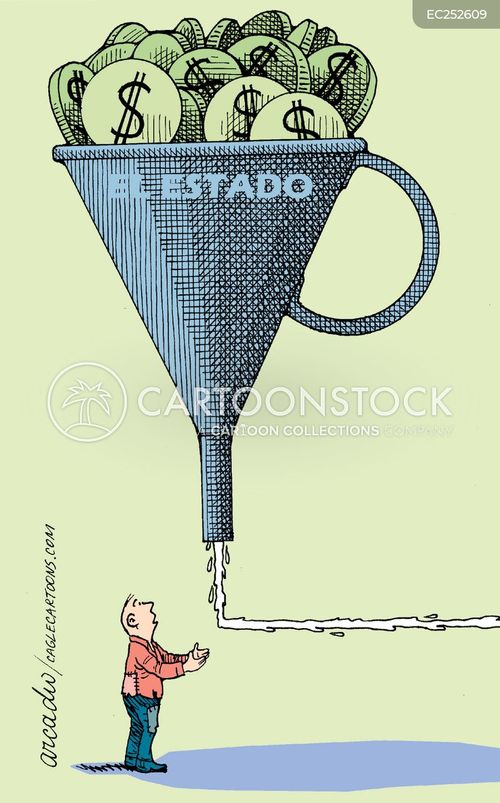 Money Siphoning Cartoons and Comics - funny pictures from CartoonStock