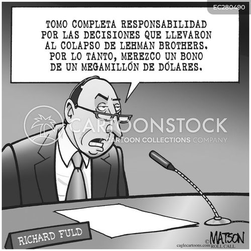 Lehman Bros Cartoons and Comics - funny pictures from CartoonStock