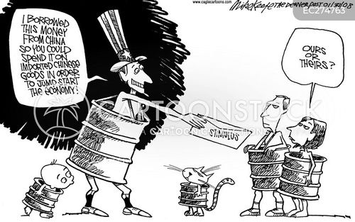 Economic Boost Cartoons and Comics - funny pictures from CartoonStock