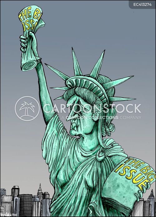 American Dilemma Cartoons and Comics - funny pictures from CartoonStock