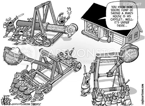 Government Siege Cartoons and Comics - funny pictures from CartoonStock