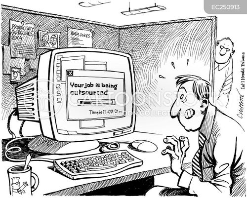 Job Outsourcing Cartoons and Comics - funny pictures from CartoonStock