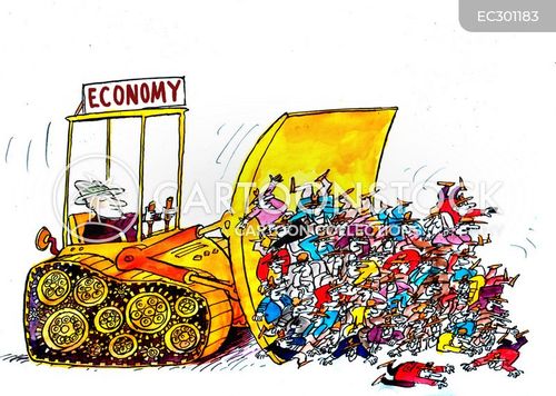 Economic Spectrum Cartoons and Comics - funny pictures from CartoonStock